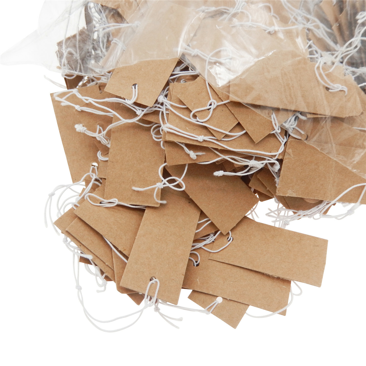 1000pcs 4x2cm Label Tie String Price Tickets Jewelry Watch Cloth ...