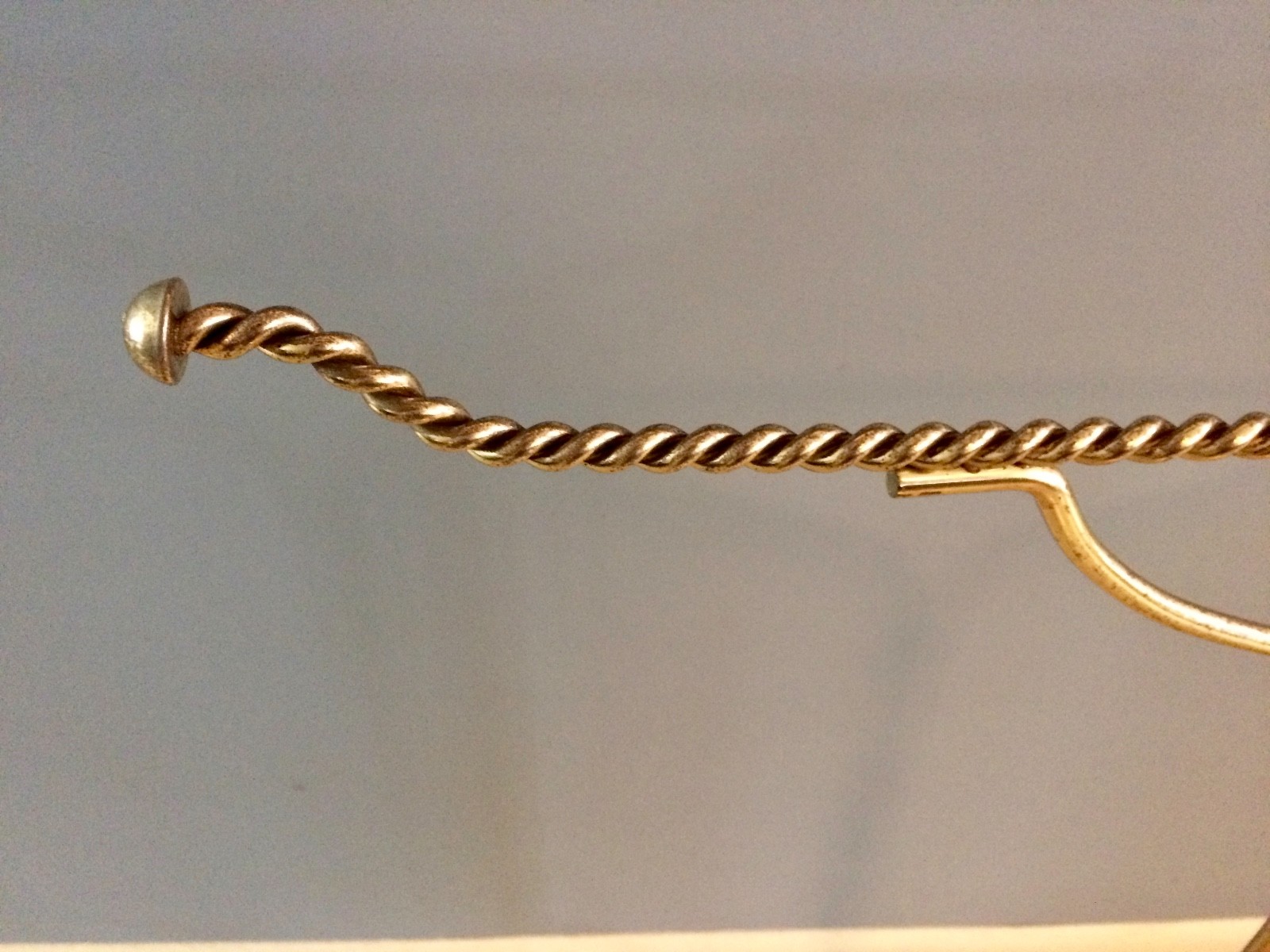 Vintage MCM Hollywood Regency Elegant Gold Quilt Rack Towel Stand ...