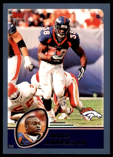 2003 TOPPS MIKE ANDERSON DENVER BRONCOS #134 | eBay