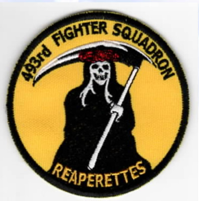 3.5" AIR FORCE 493RD FIGHTER SQUADRON REAPERETTES EMBROIDERED PATCH | eBay