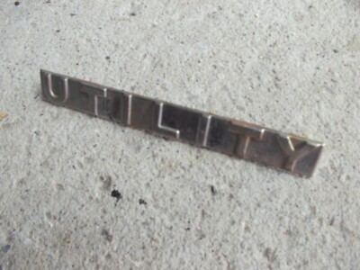 International 300 350 U Utility Tractor IH IHC Utility Chrome hood side ...