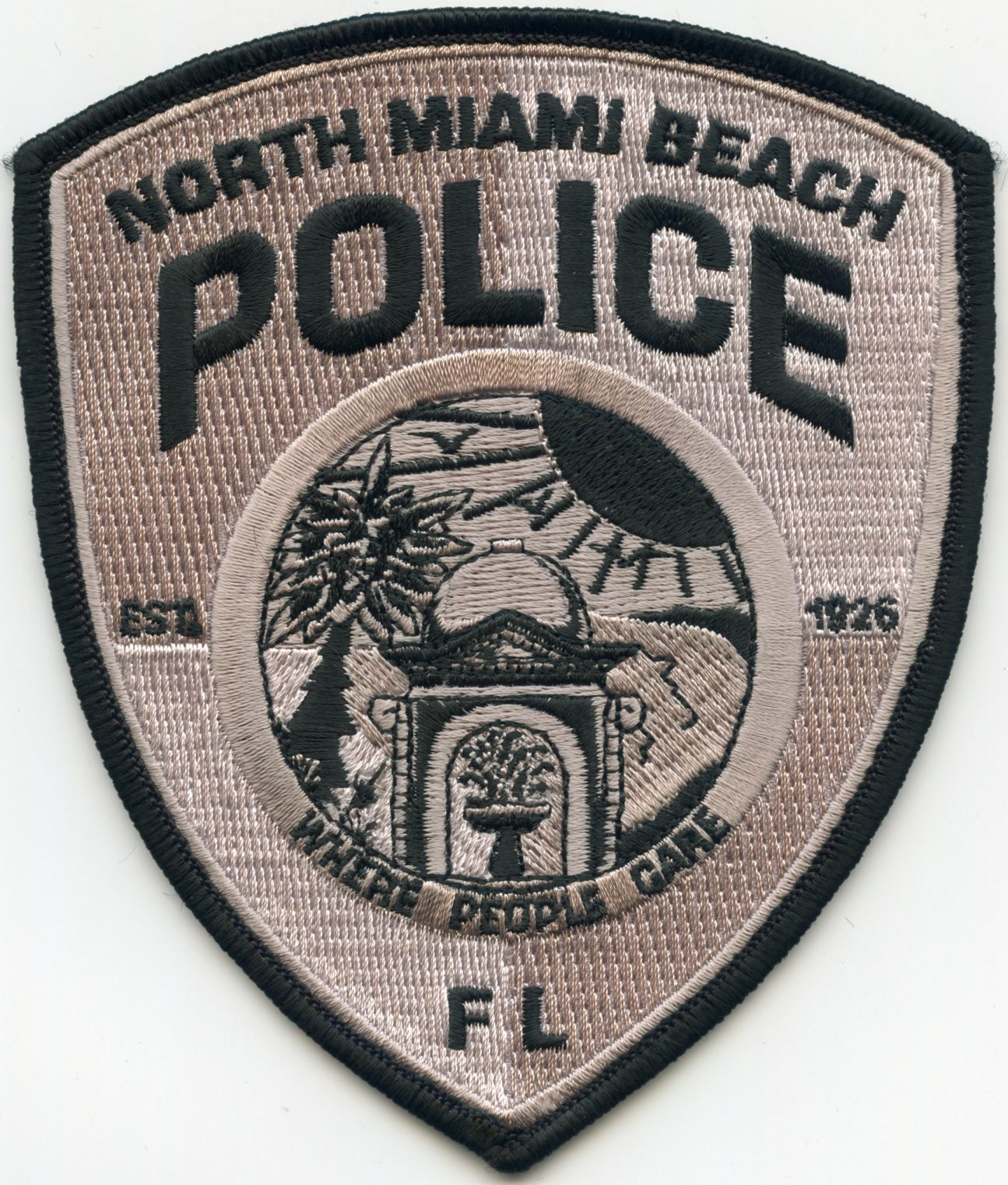 NORTH MIAMI BEACH FLORIDA subdued POLICE PATCH | eBay