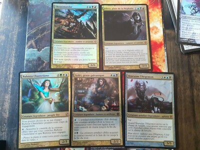 Lot Cartes Magic : 5 Oversized card Commander Foil - VF/Pas valable en ...