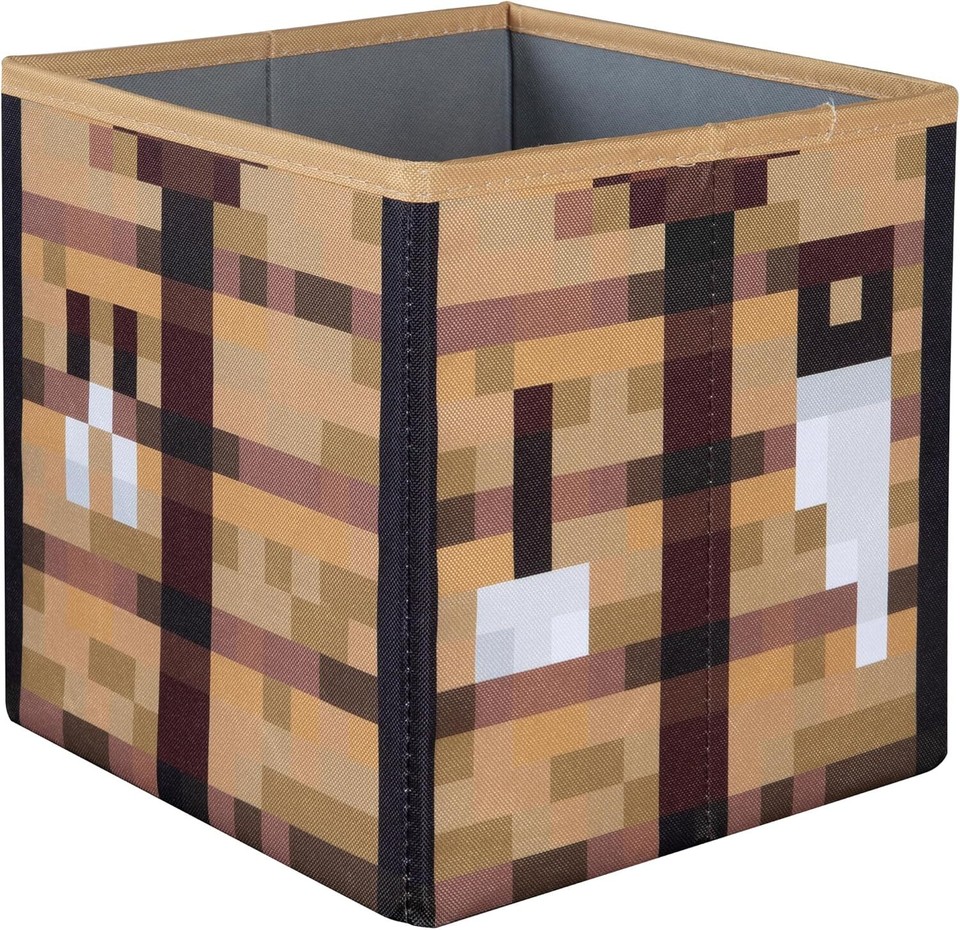 Minecraft Fabric Storage Boxes 2pc TNT Grass Block 10 Collapsible | eBay