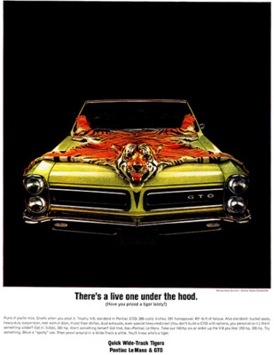 1965 Pontiac GTO - Promotional Advertising Poster | eBay