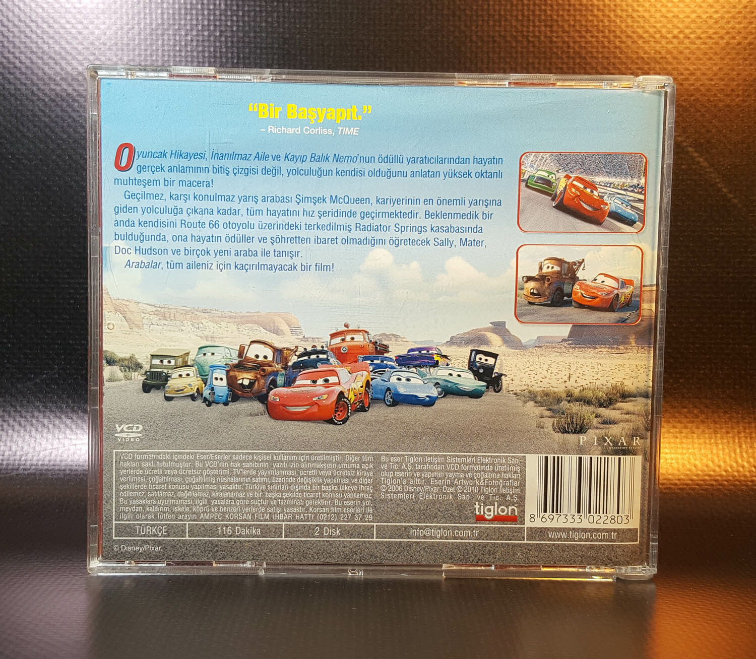 VCD Pixar CARS Turkish DUB Arabalar Video CD | eBay