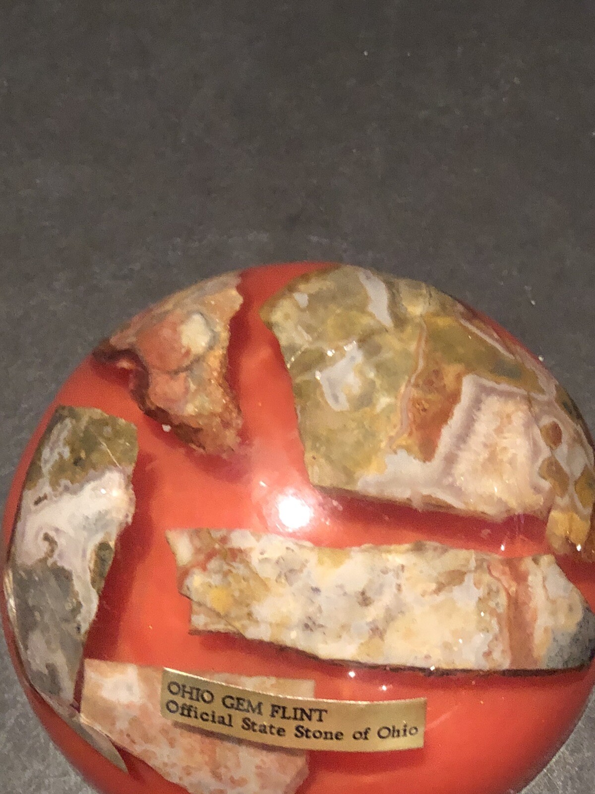 Ohio Gem Flint Paperweight 4” | eBay