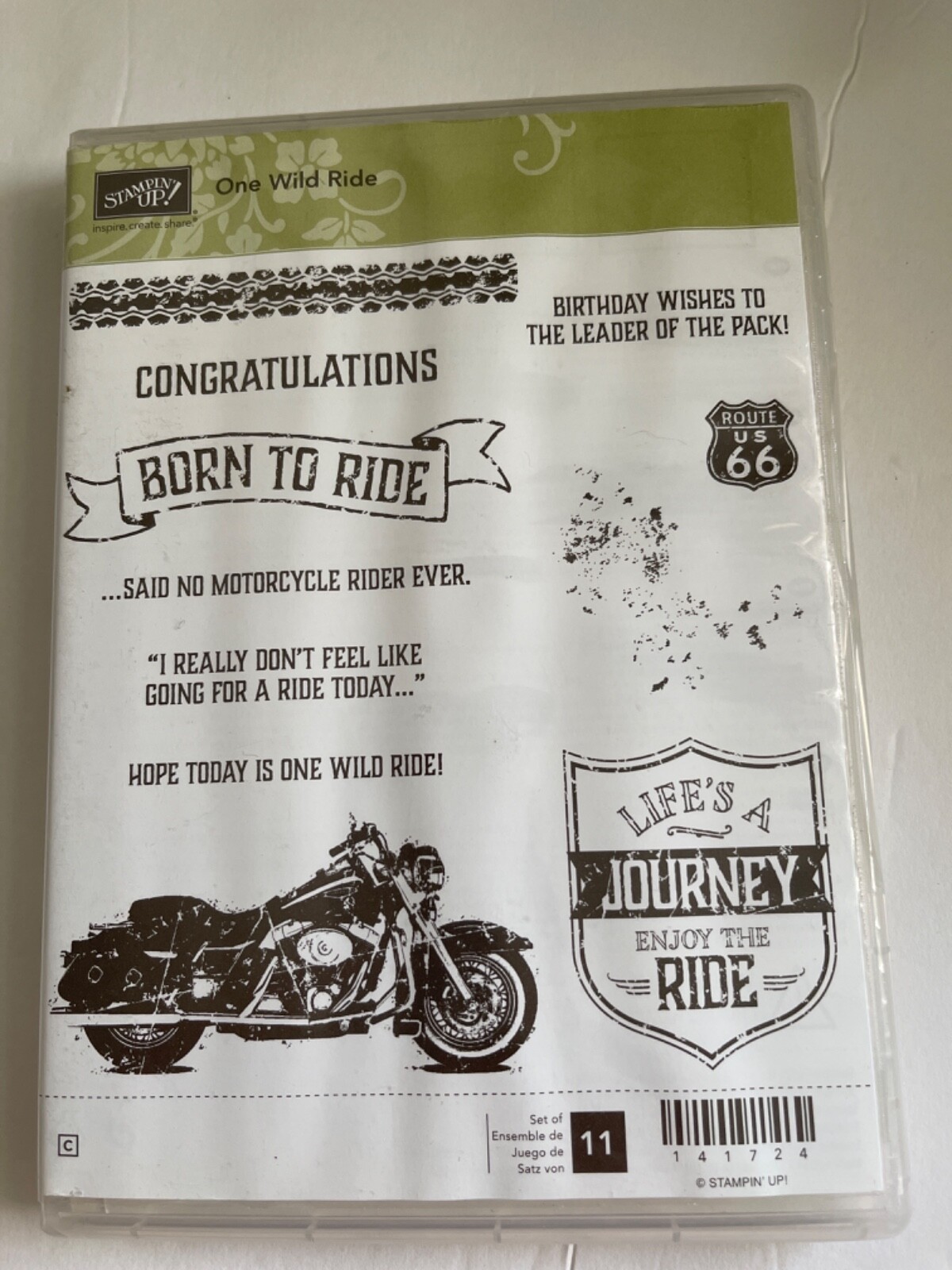 Stampin Up One Wild Ride Stamp Set* New*Free Shipping | eBay
