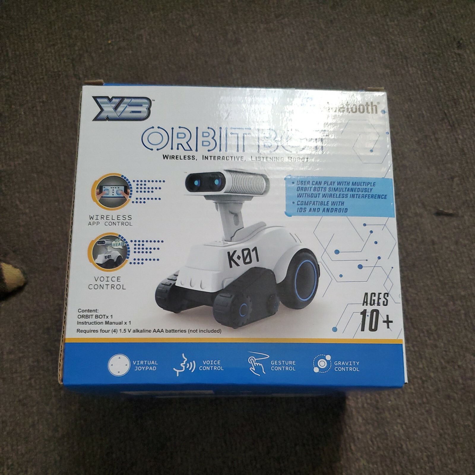 Bluetooth Robot Toy, Orbit Bot Interactive, Voice Control & App, Brand ...