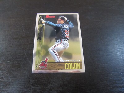 2002 Bowman Chrome Reprint # BCR-BC Bartolo Colon Card (B60) Cleveland ...