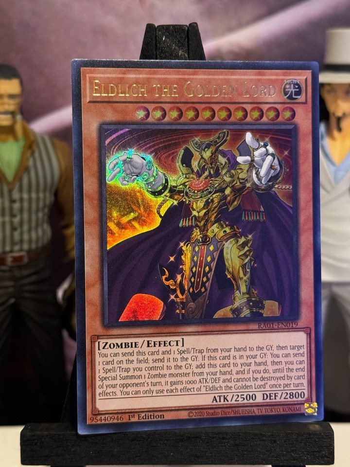 Yu-Gi-Oh! TCG Eldlich the Golden Lord RA01-EN019 25th ARC 1st Edition ...