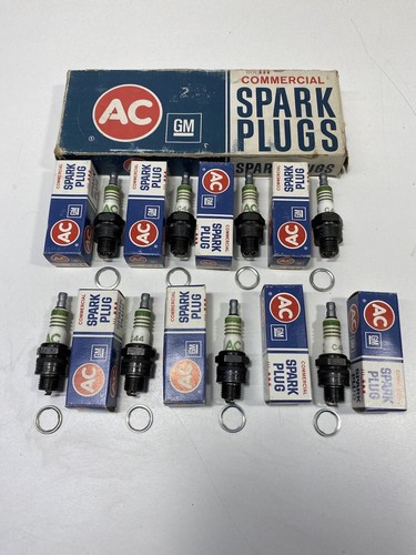 New Old Stock Made In USA AC Spark Plugs C44 Commercial GM Trucks Pick ...