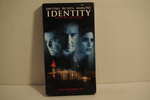 Identity, John Cusack, Ray Liotta, Amanda Peet, Thriller Movie, VHS ...