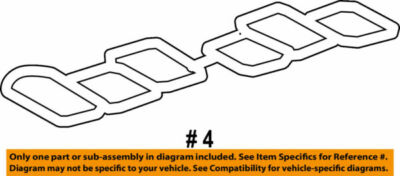 17176-31130 Toyota Gasket, air surge tank to intake manifold 1717631130 ...