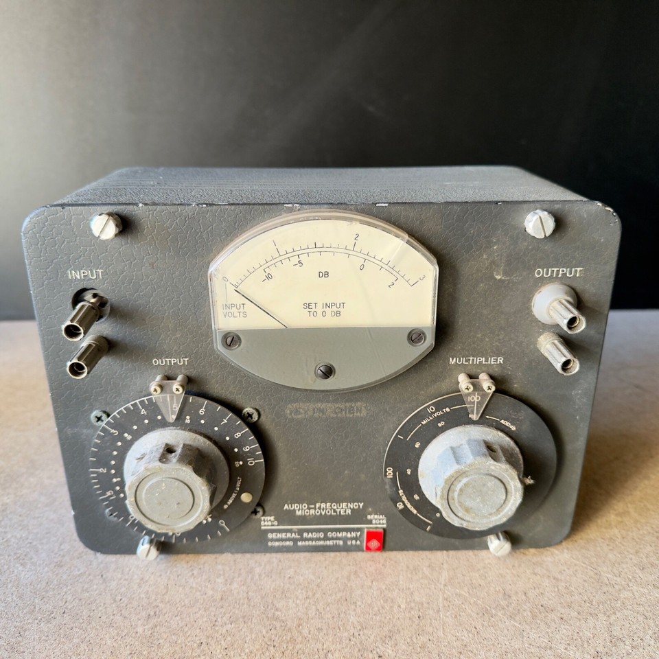 General Radio Type 546-C Audio Frequency Microvolter Vintage GenRad | eBay