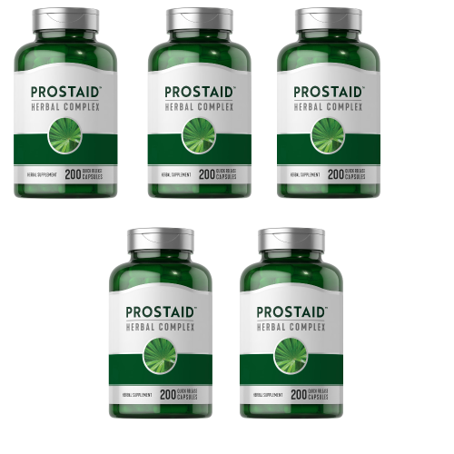 Prostate Aid Support Herbal Complex Saw Palmetto Pygeum 5X200 Caps ...