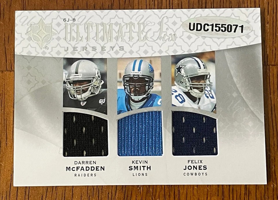 Forte Slaton Johnson McFadden Jones Smith 2009 Ultimate Six Jersey #d ...