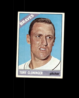 1966 Topps 10 Tony Cloninger VG-EX #D1,474243 | eBay