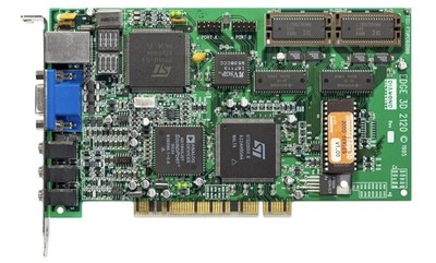 NVIDIA’s First Graphics Card – Diamond Edge 3D 2120 (NV1) PCI 2MB ...