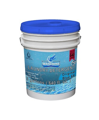Wash Boss® 5-Gallon Laundry Detergent - Extra Strength Cleaning Power ...