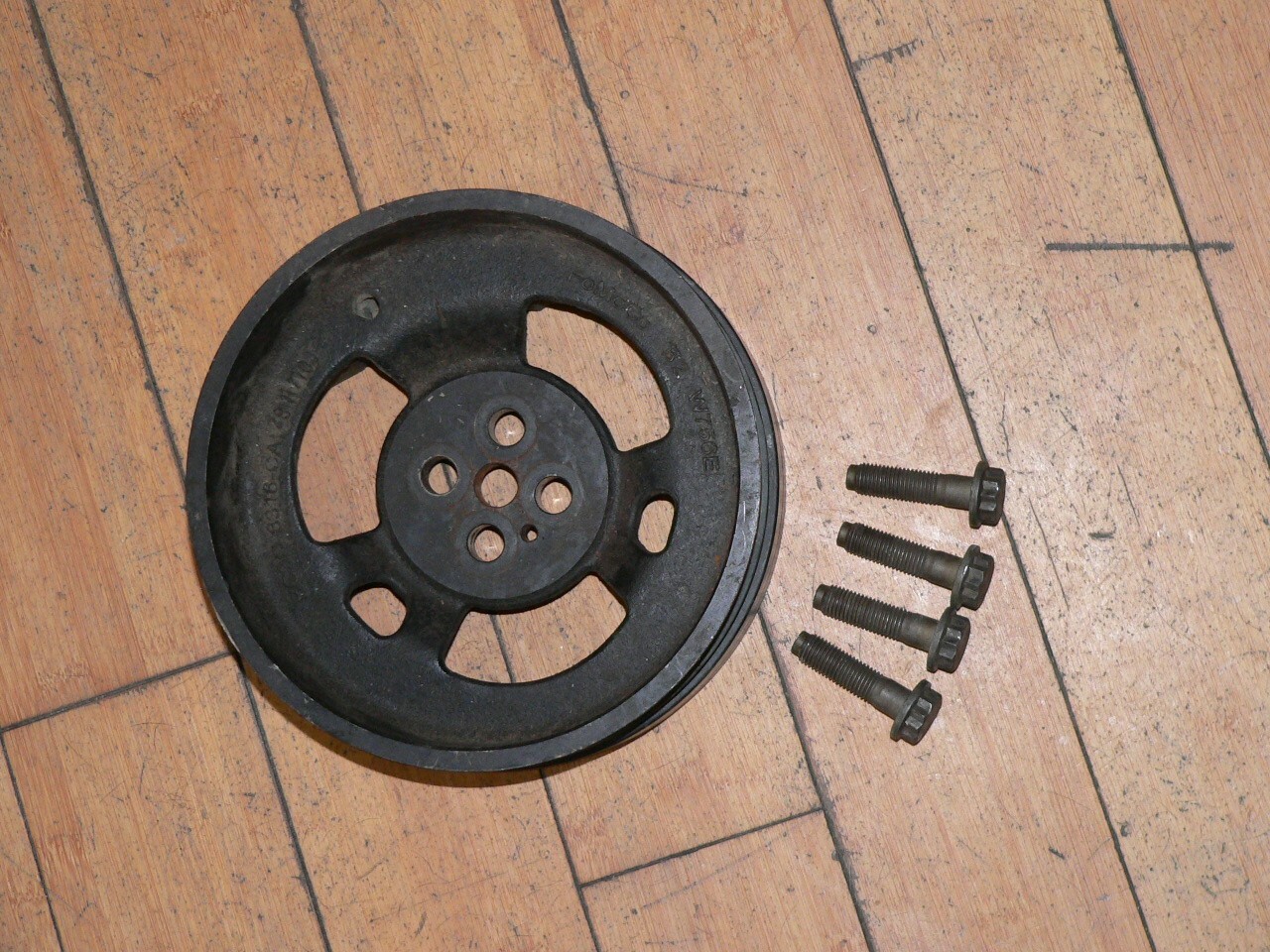 FORD F250 F350 SUPER DUTY 6.7 DIESEL HARMONIC BALANCER W/BOLTS 11 12 13 ...