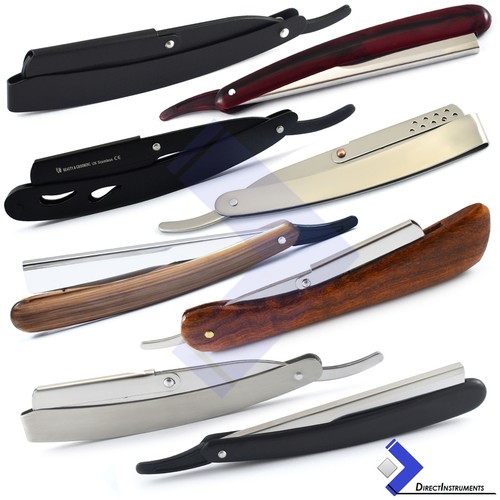 Men Cut Throat Hair-Shaver Straight Razors Trim Barber Shop Hair ...