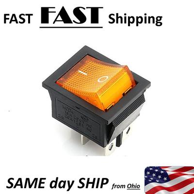 Rocker - Amber Rocker Switch