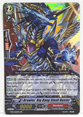 Bushiroad Cardfight Vanguard Brawler, Big Bang Slash Buster BT16/020EN ...
