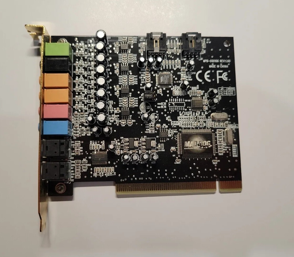 MADDOG Entertainer 7.1 Ch DSP PCI SURROUND SOUND CARD MAD DOG MPB ...