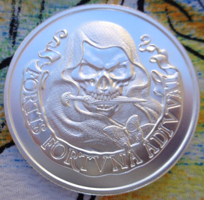 1 oz. 2023 FORTIS FORTUNA ADIUVAT Latin Allure round .999 fine silver ...