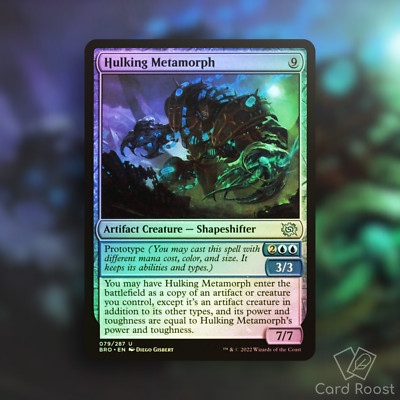 MTG Magic FOIL Hulking Metamorph 079/287 The Brothers' War BRO | eBay