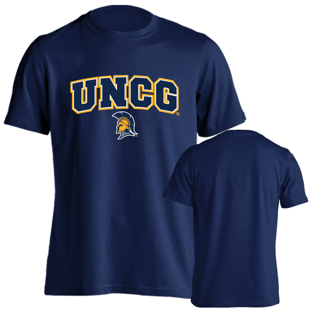 University of North Carolina Greensboro Spartans Text Logo Short Sleeve ...