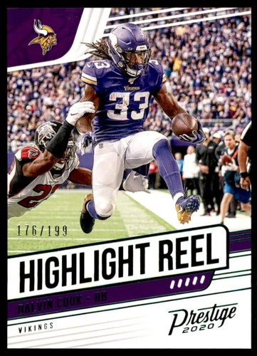 2020 Panini Prestige - Highlight Reel Dalvin Cook #HR-DC Xtra Points ...