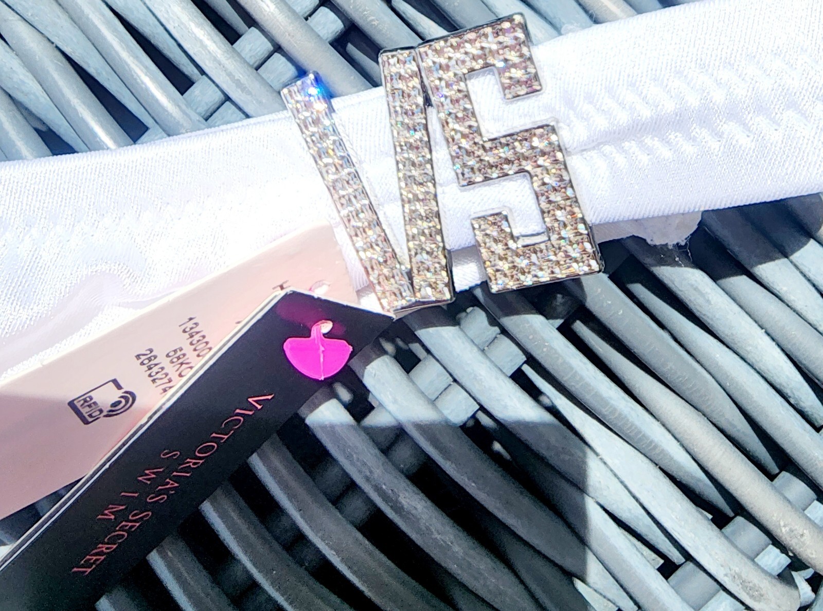 victoria secret bikini set 36D 38 XL PADDED PUSHUP Shine Strap Bombshell Bling | eBay