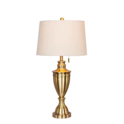 Fangio Lighting Cory Martin Classic Urn Antique Brass Table Lamp - W ...
