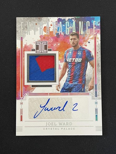 Joel Ward 2024-25 Panini Impeccable EPL Extravagance Patch Auto 23/49 # ...