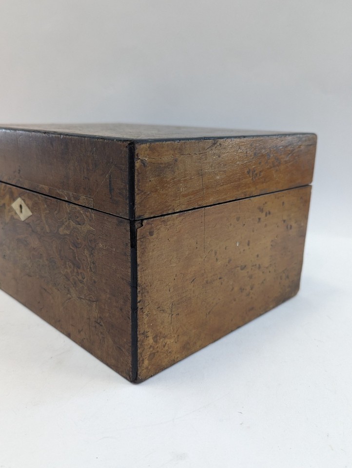 Vintage Solid Wood Rectangle Box Without Key 11 X 8 X 6" D36 P370 | eBay UK