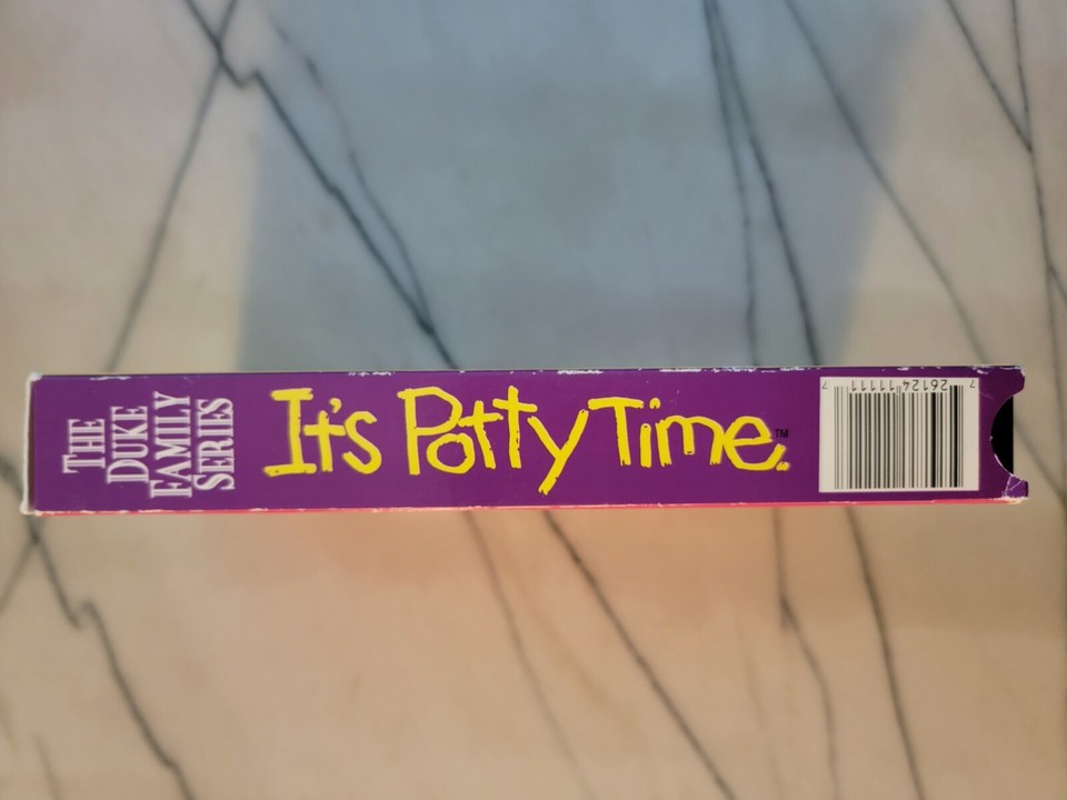 Vintage Its Potty Time VHS tape video for potty training for boys girls ...