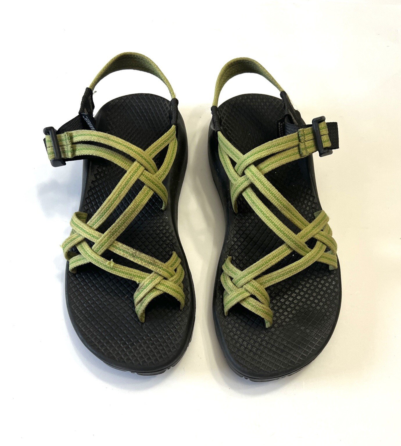Chaco Z/X2 Classic Lime Green Double Strap with Toe L… - Gem