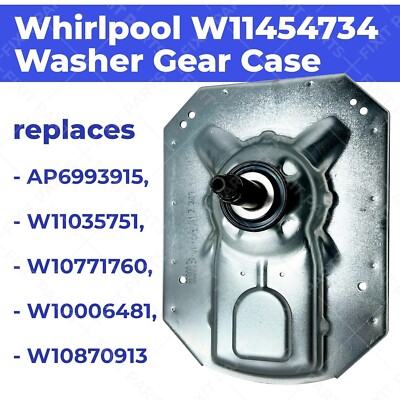 NEW W11454734 Genuine OEM Whirlpool Transmission Gearcase FACTORY ...