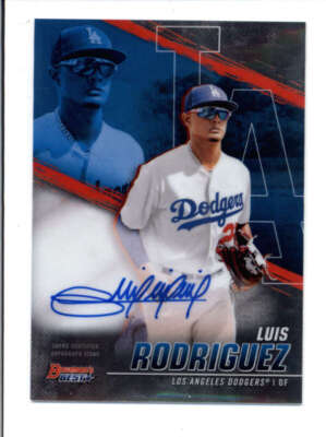 LUIS RODRIGUEZ 2021 BOWMAN'S BEST DODGERS ROOKIE AUTOGRAPH AUTO BC3674 ...