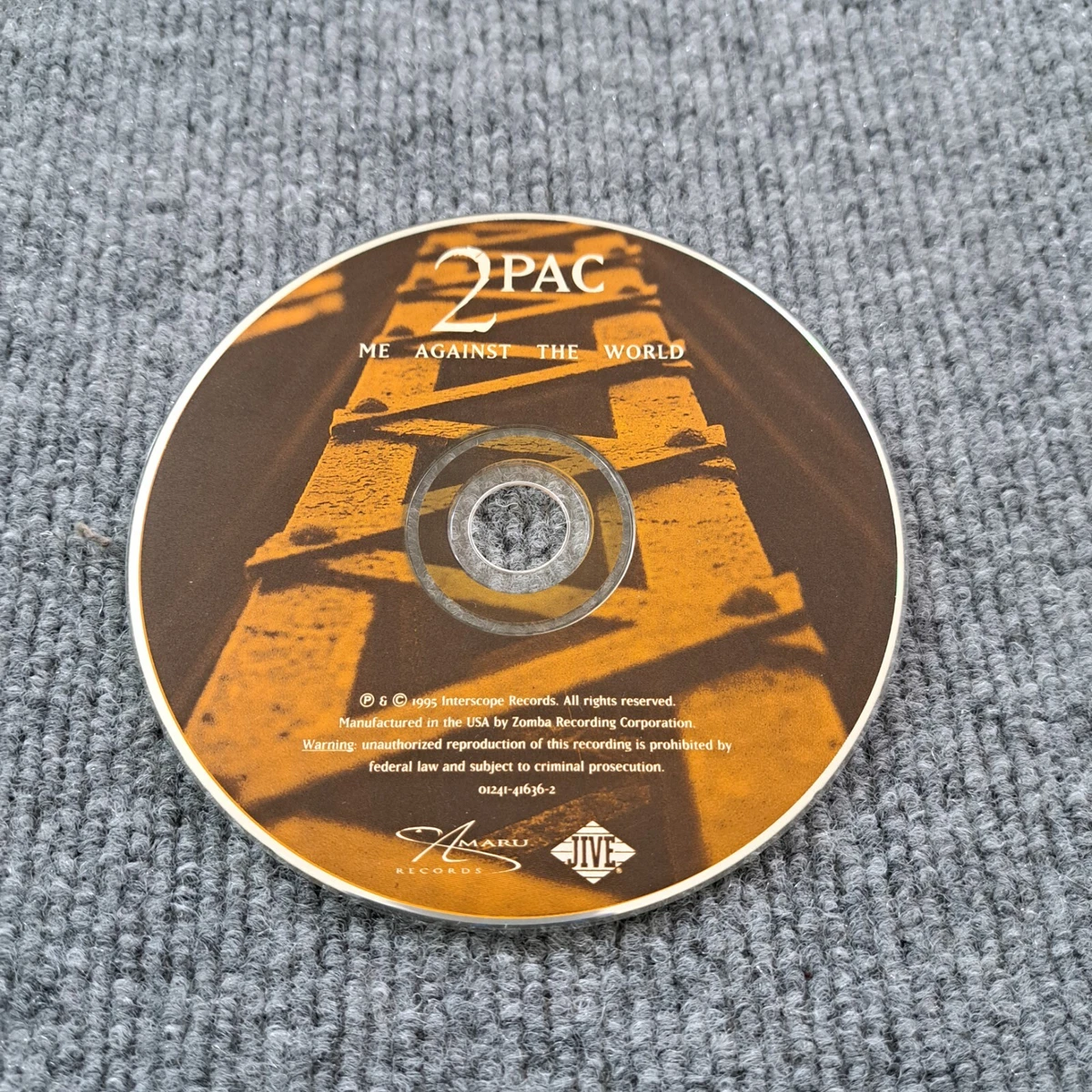 2pac Me Against The World Album Cover