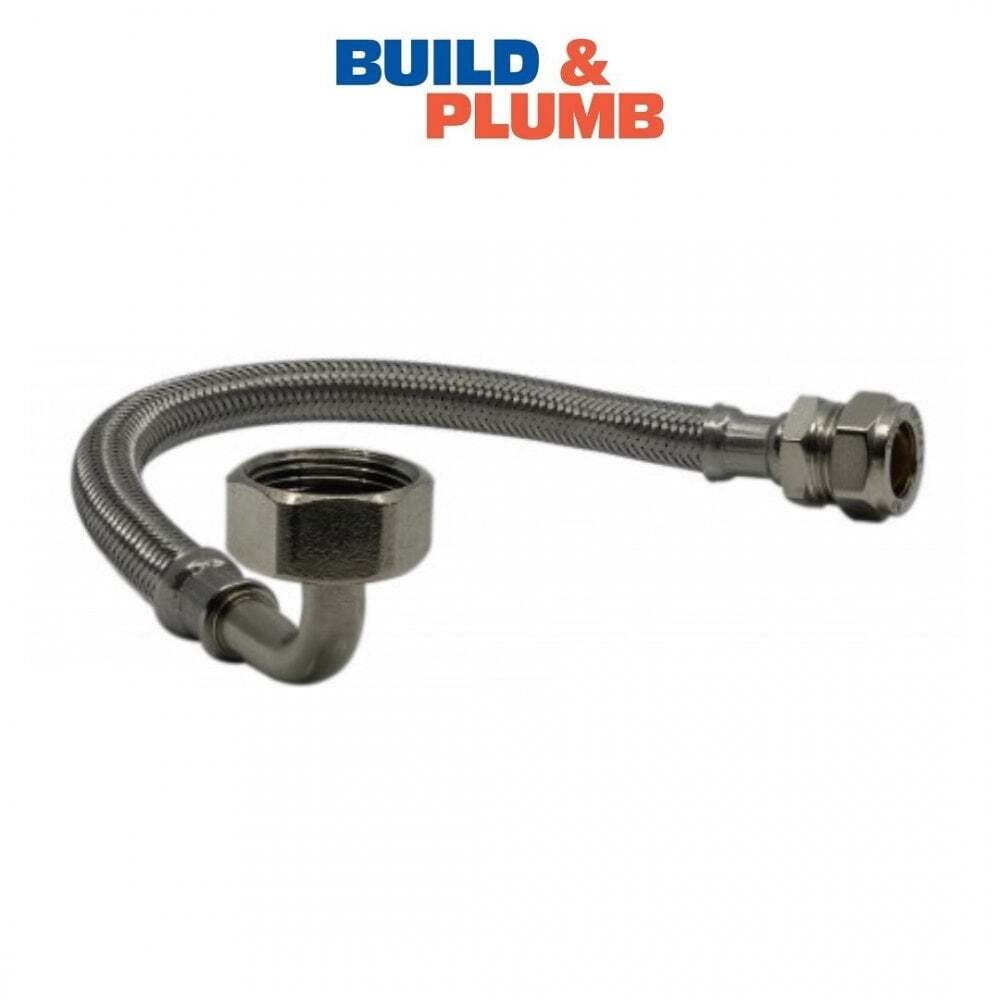 Flexible Tap Connector With Isolating Valve 15mm 15mm X 15mm X 300mm ...