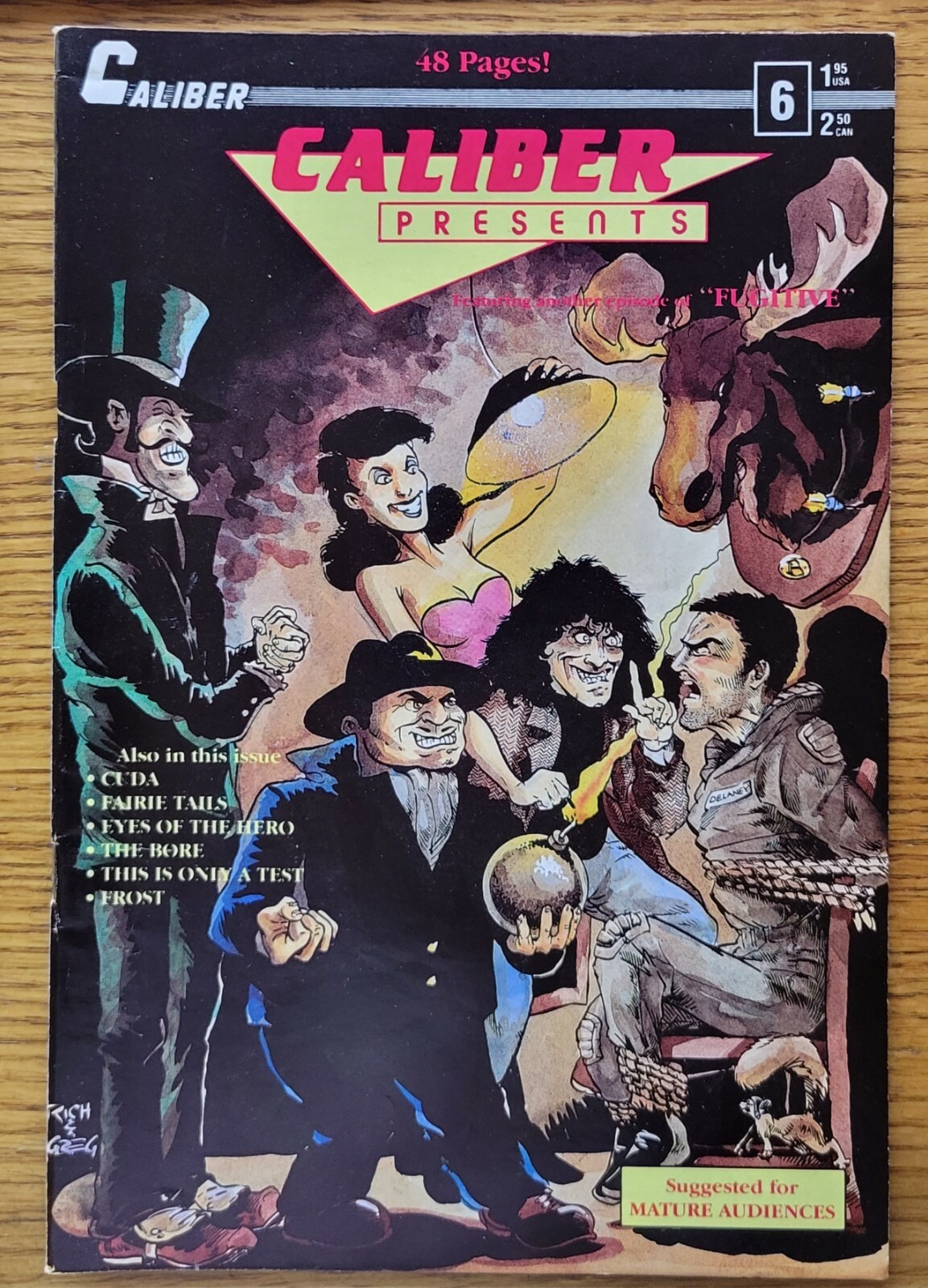 CALIBER PRESENTS #6 1989 Comic Book | eBay