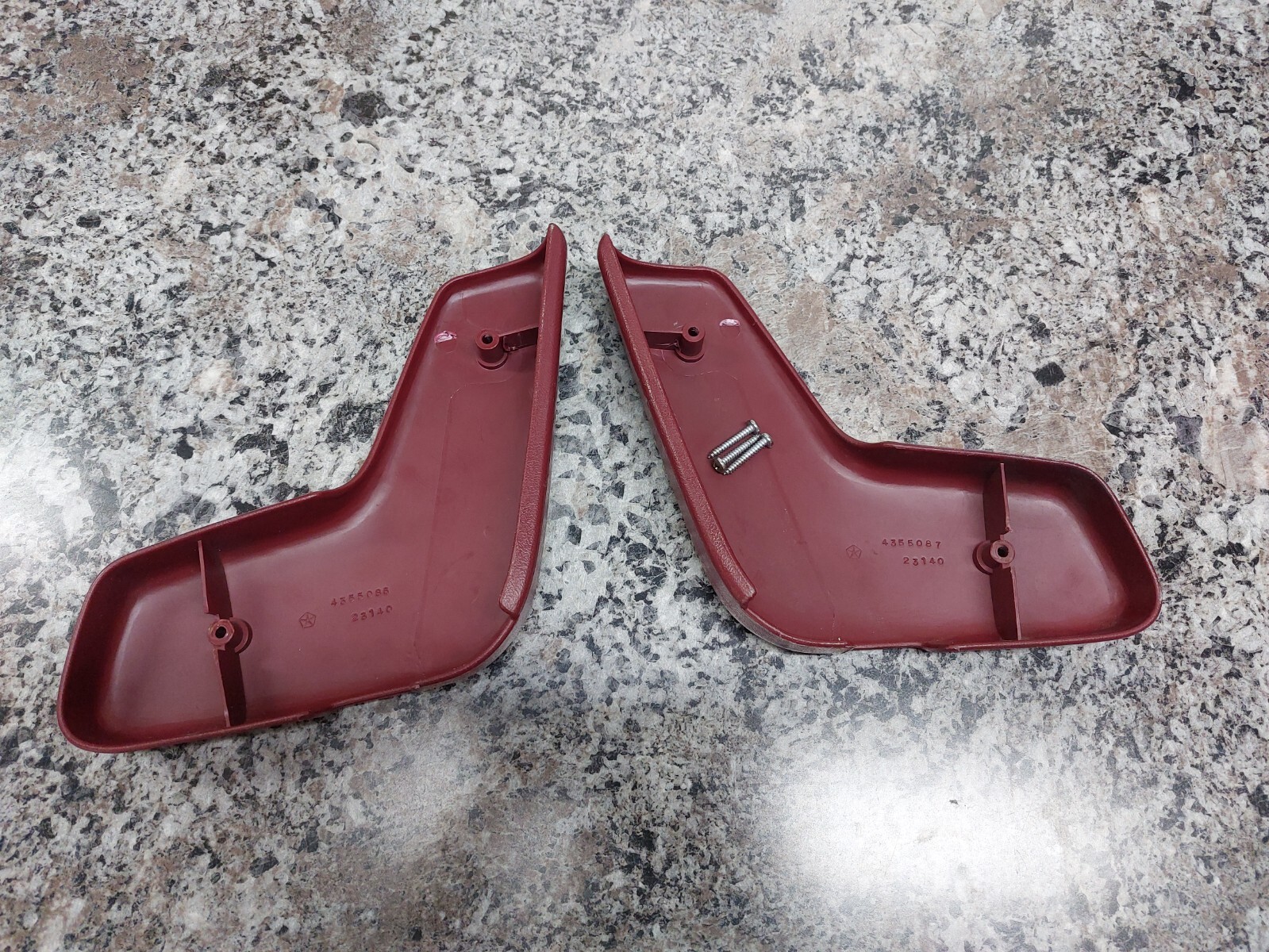 1981-93 Dodge Ram Truck Seat Hinge Cover Trim 87 88 89 D250 D350 W150 ...