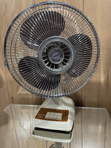 VTG Tatung LB-16 Oscillating 16" 3 Speed Translucent Blue Blade Fan ...