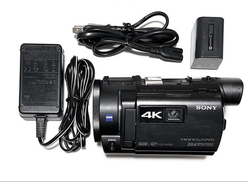 SONY FDR-AXP35 4K Video Camera Handycam 10x Optical Color Black Tested ...