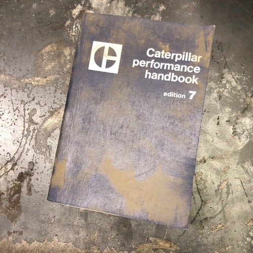 CATERPILLAR CAT PERFORMANCE HANDBOOK EDITION 7 used NICE | eBay