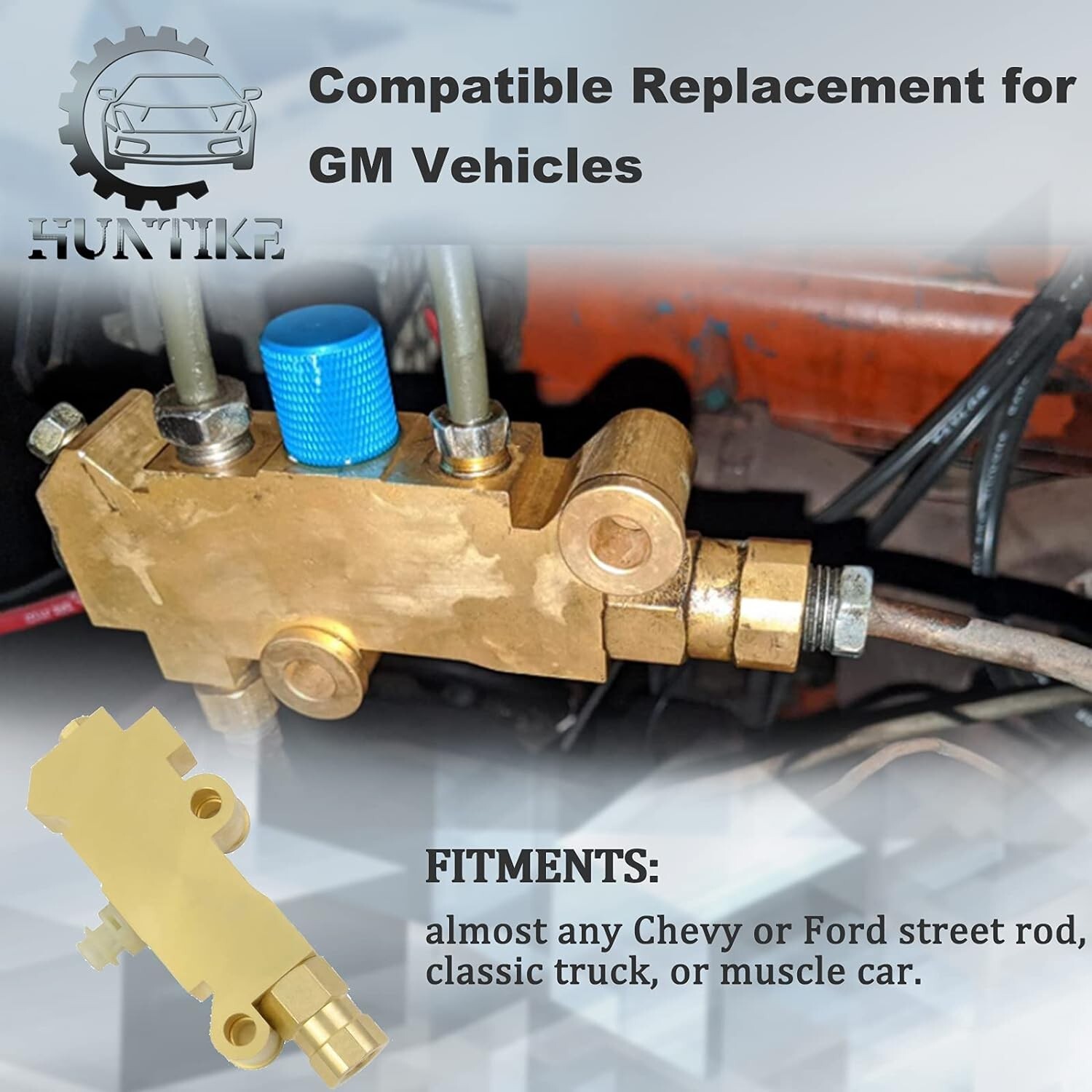 PV2 Brass Proportioning Valve /Drum Disc Front Rear Brake For PV2 172 ...