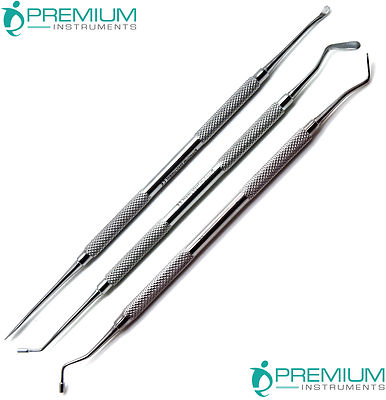 Woodson #1,#2,#3 Dental Plugger 3 Pcs Set Plastic Composite Filling ...